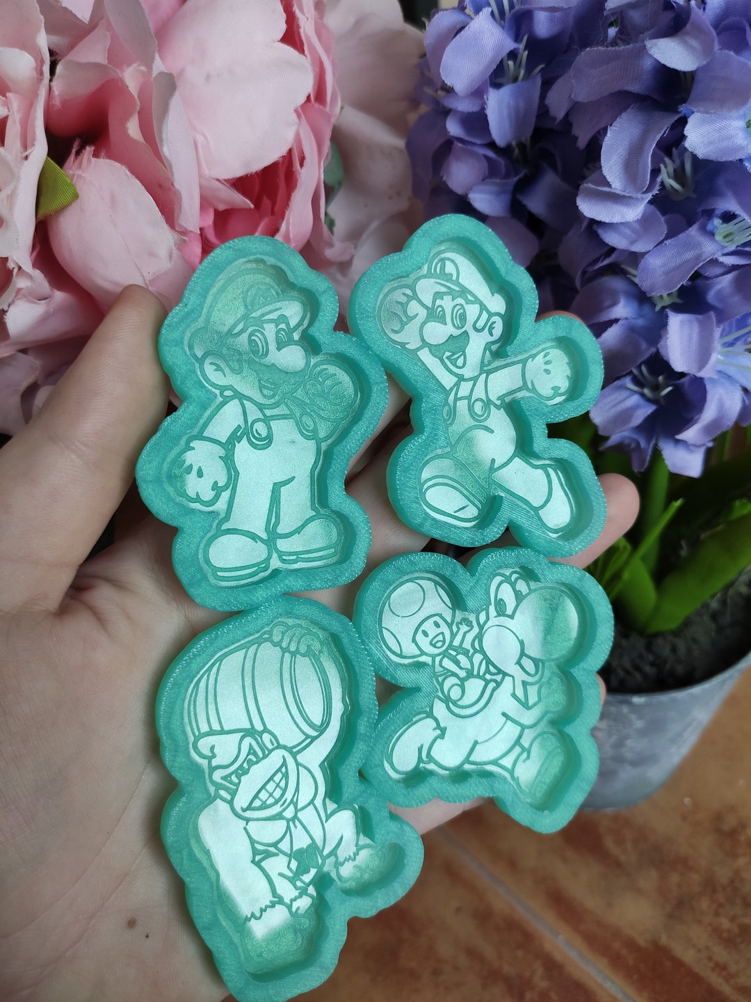 Mario Videogames Movie Molds - Peach Silicone Molds, Super Friends ...