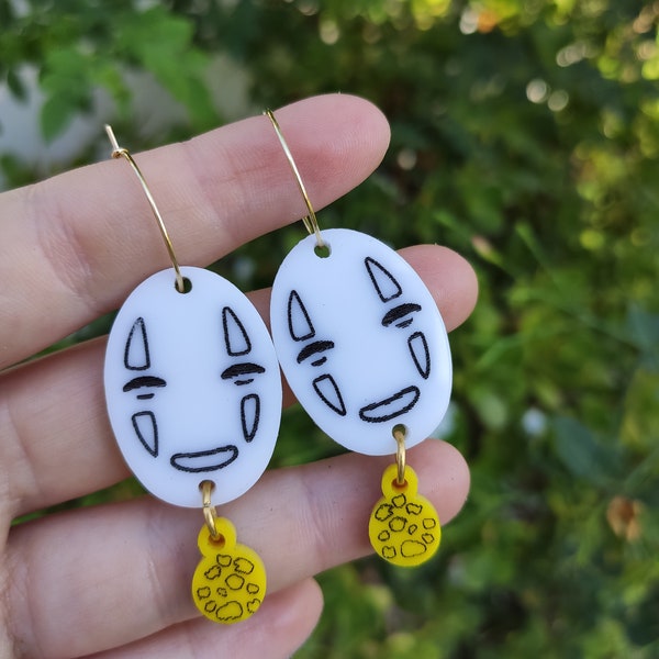 No Face Anime Movie Etsy