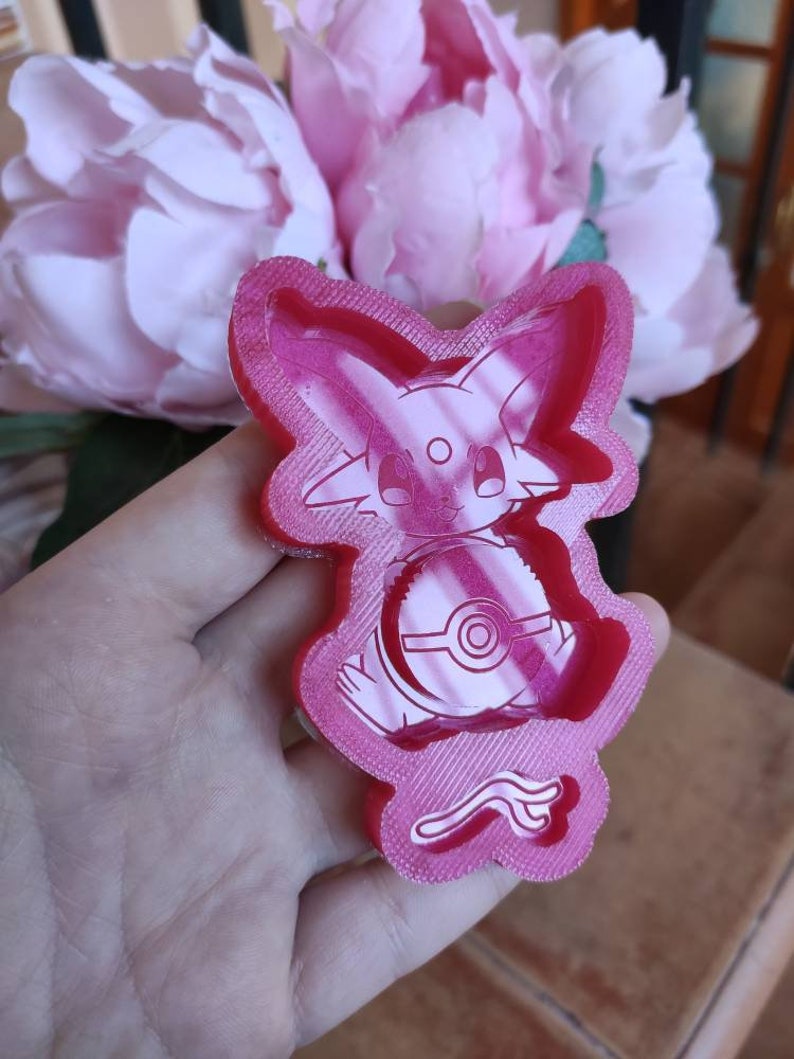 Eevee Molds Pokemon Shaker Anime Evelutions Molds Silicone - Etsy