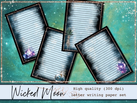 Witches and Wizards Letter Writing Paper in A4 Size Printable - Etsy