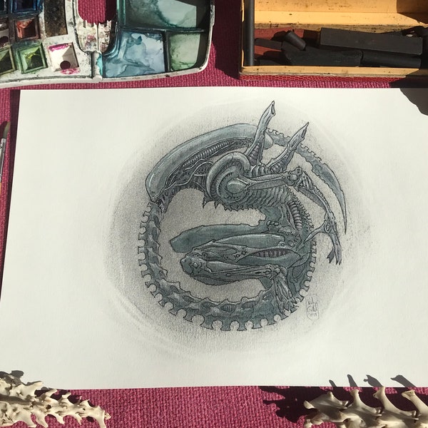 Alien Fan Art - Etsy