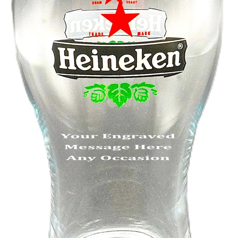 Heineken Glass - Etsy