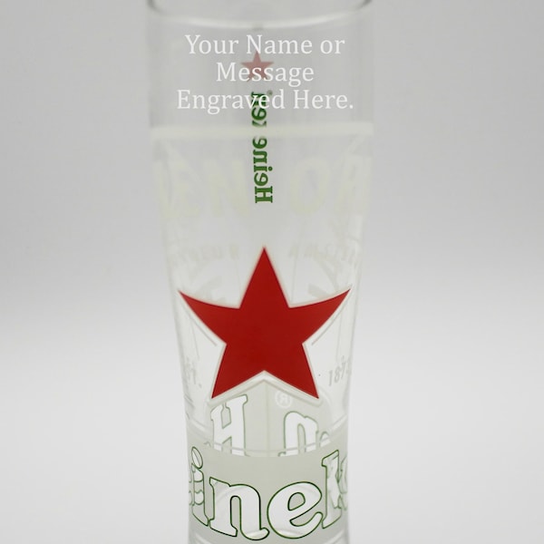 Heineken Glass - Etsy