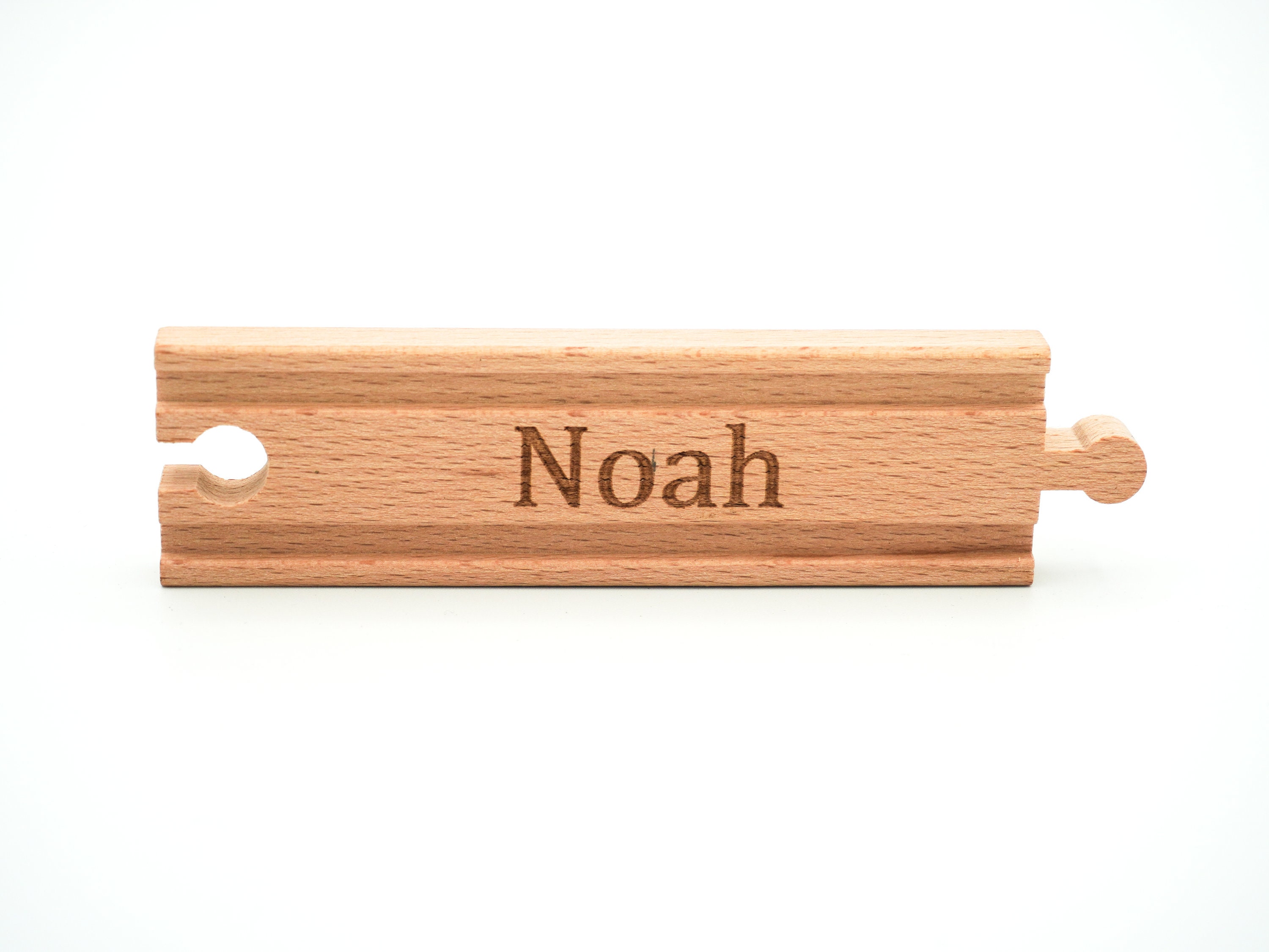 Personalised Named Wooden Train Track, Child's Birthday Toy Gift, Kids ...