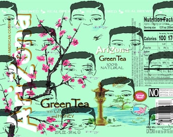 Arizona Green Tea - Etsy