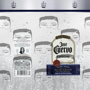 Cuervo Silver Inspired Tumbler Wrap - PNG 300 DPI Sublimation Wrap - Etsy