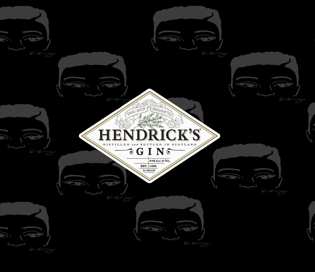 Hendricks Gin Wrap - PNG 300 DPI Sublimation Wrap - Etsy
