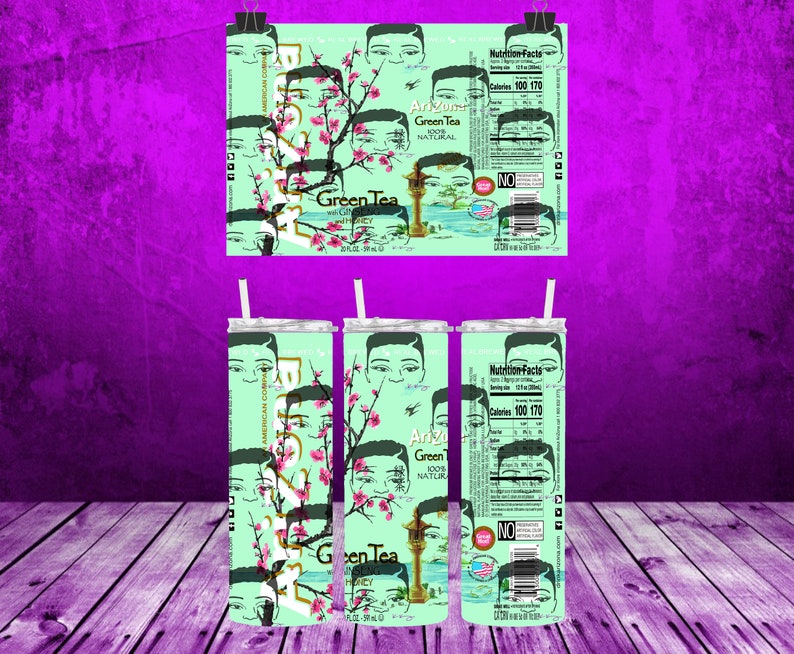 Arizona Green Tea Sublimation Tumbler - Etsy