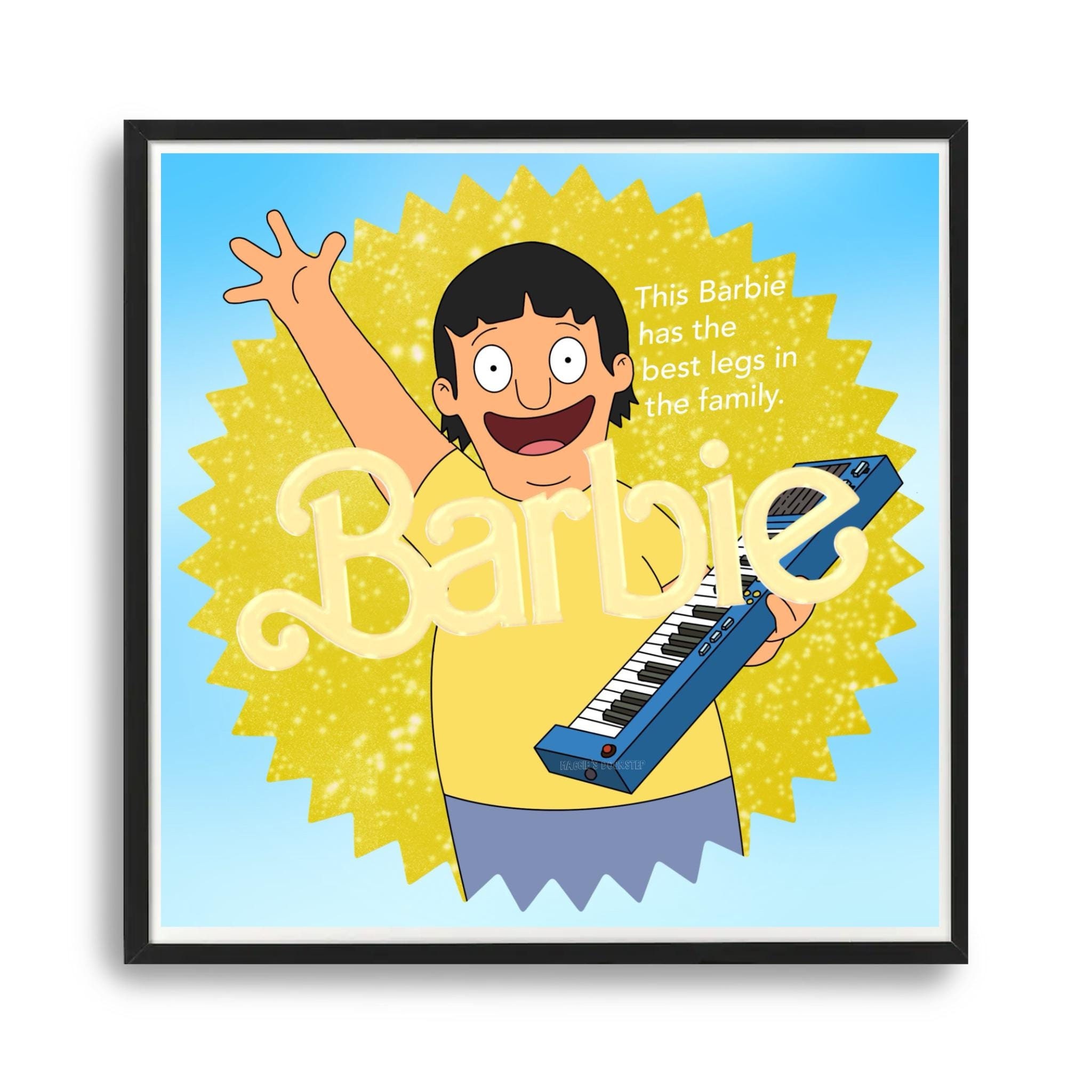 Bobs Burgers Shirt Gene Belcher As Bob Laptop Sticker | Bob's Burgers ...