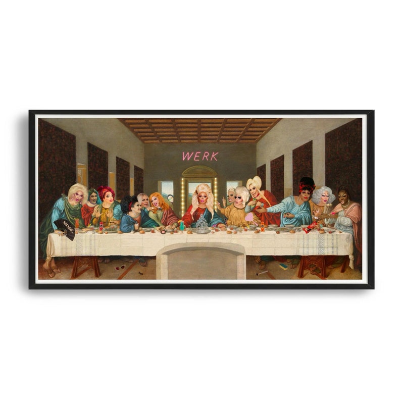 Rupauls Drag Race Queens Last Supper Parody Print (11.7 X 6 Inches) - Etsy