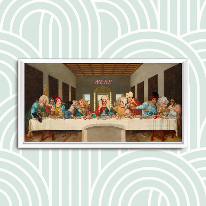 Rupauls Drag Race Queens Last Supper Parody Print (11.7 X 6 Inches) - Etsy