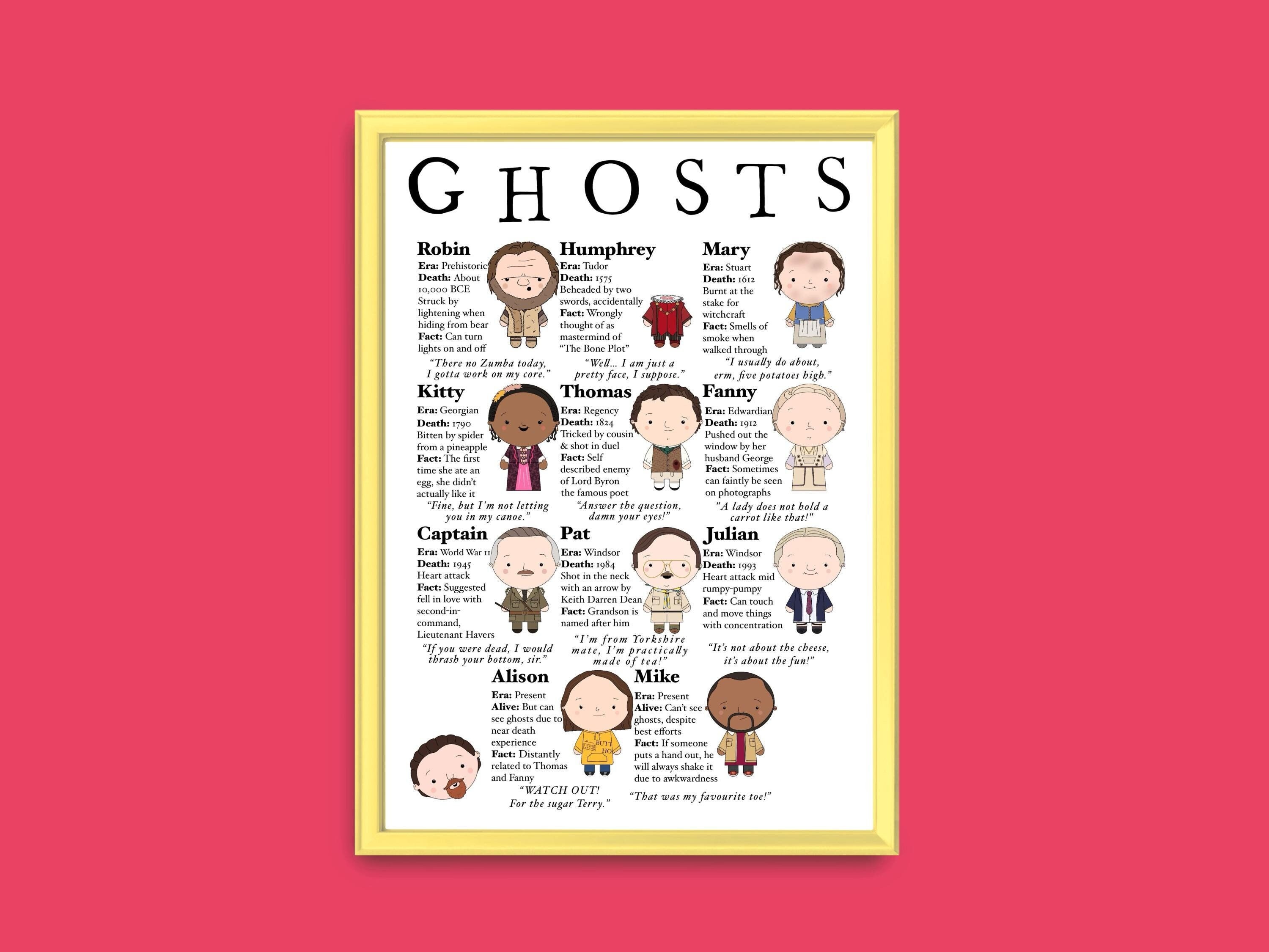Ghosts Tv Show Merchandise 60 Photos - Moonagedaydream.film