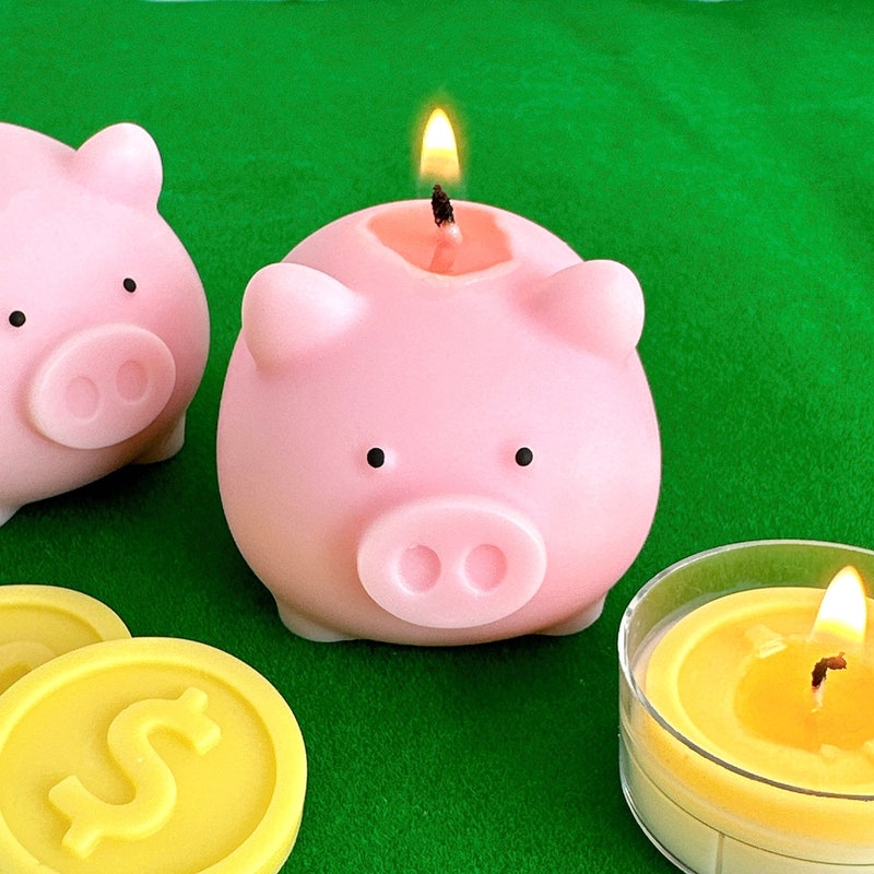 Pig Candle - Etsy
