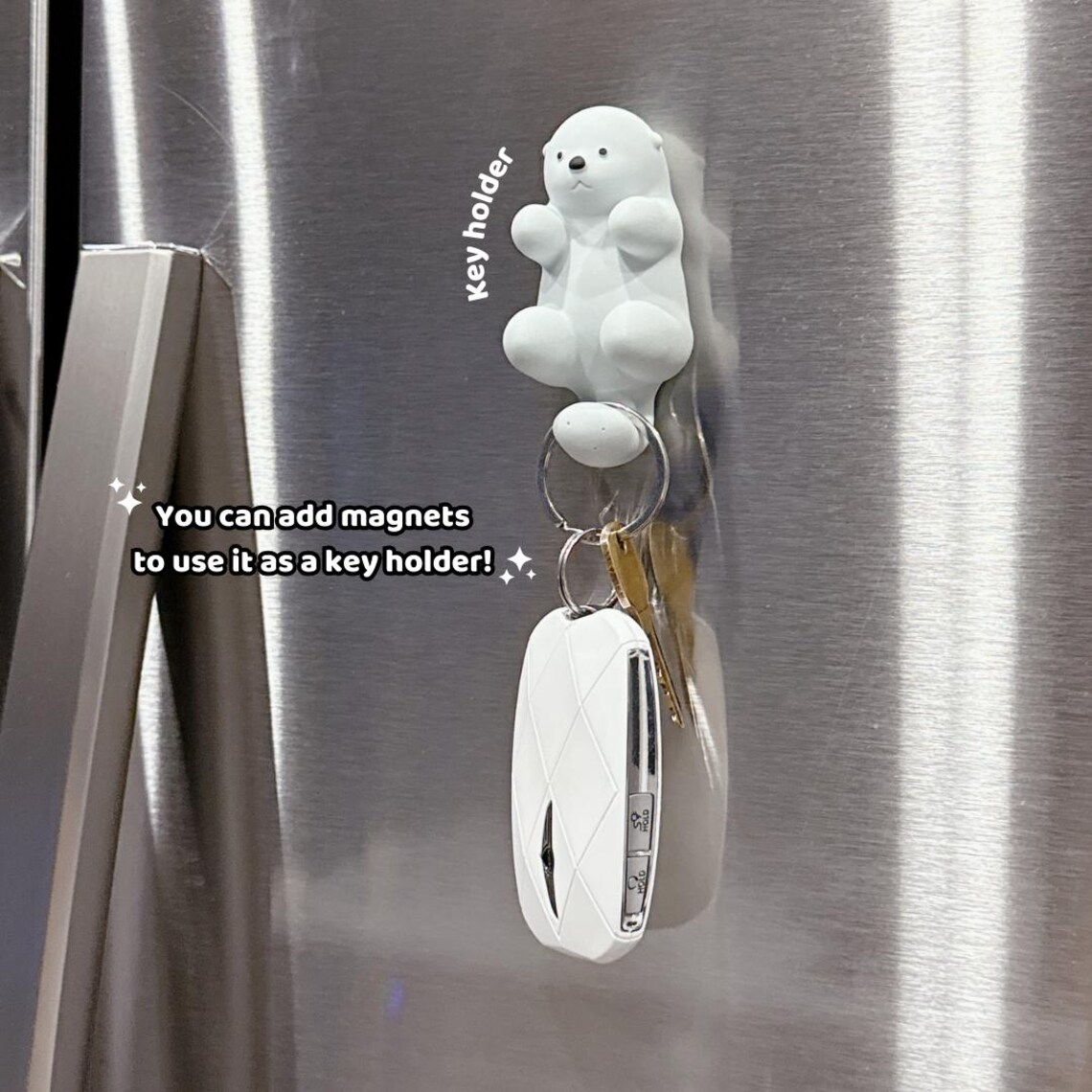 Cute Otter Ring Holder | Jesmonite Ring Dish | Key Holder | Kawaii Home ...