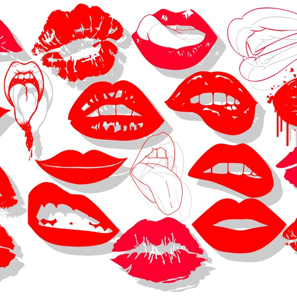 Lip Vector - Etsy