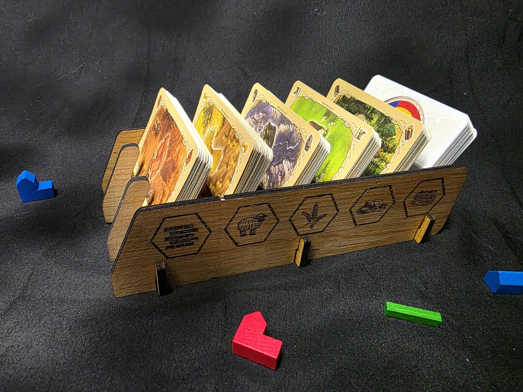Catan Game Board Resource Card Holder, Catan Organizer, Game Board ...