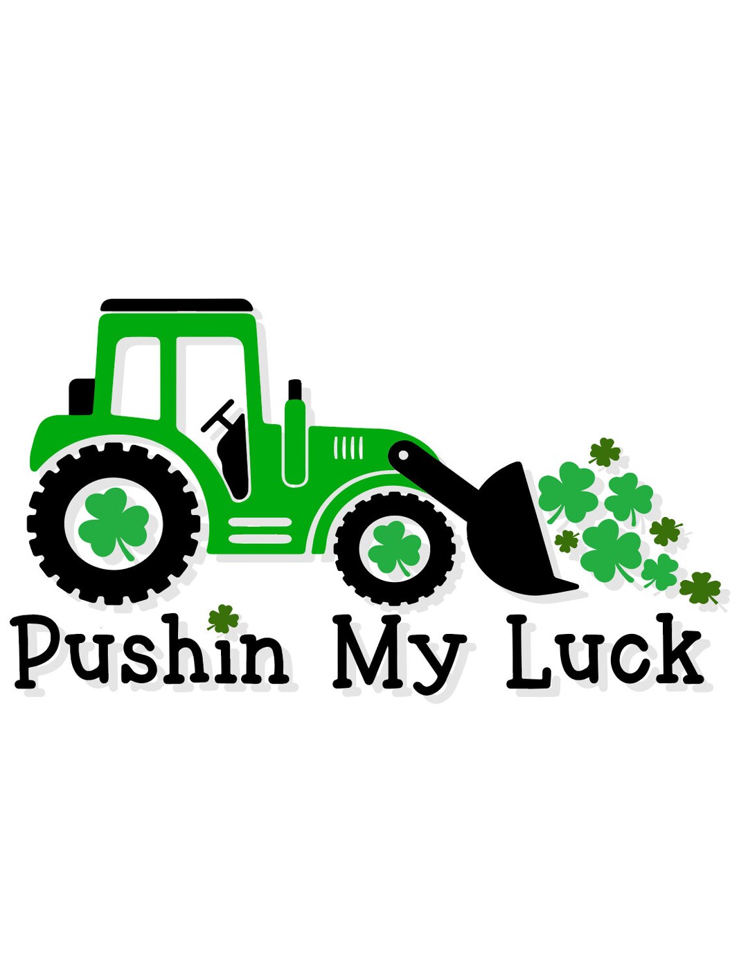 Pushin My Luck SVG File for Cricut / St Patricks Day SVG / Boy St ...