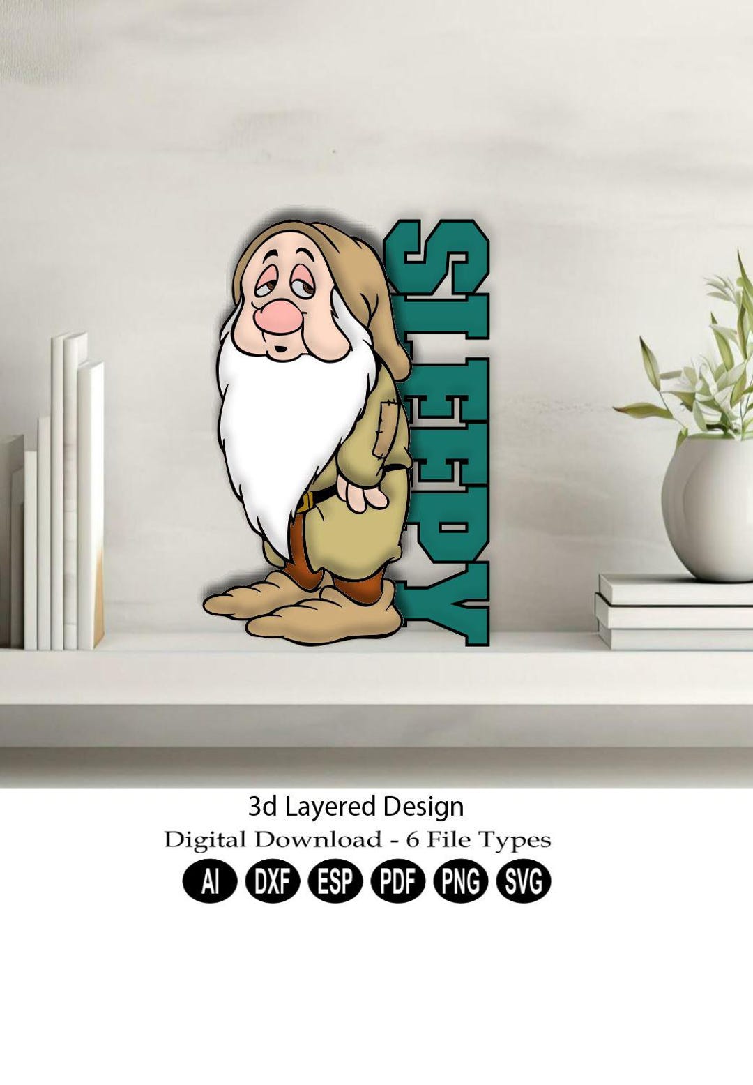 3d Layered Laser Cut Princess Digital Download/laser Cut Layered Svg ...