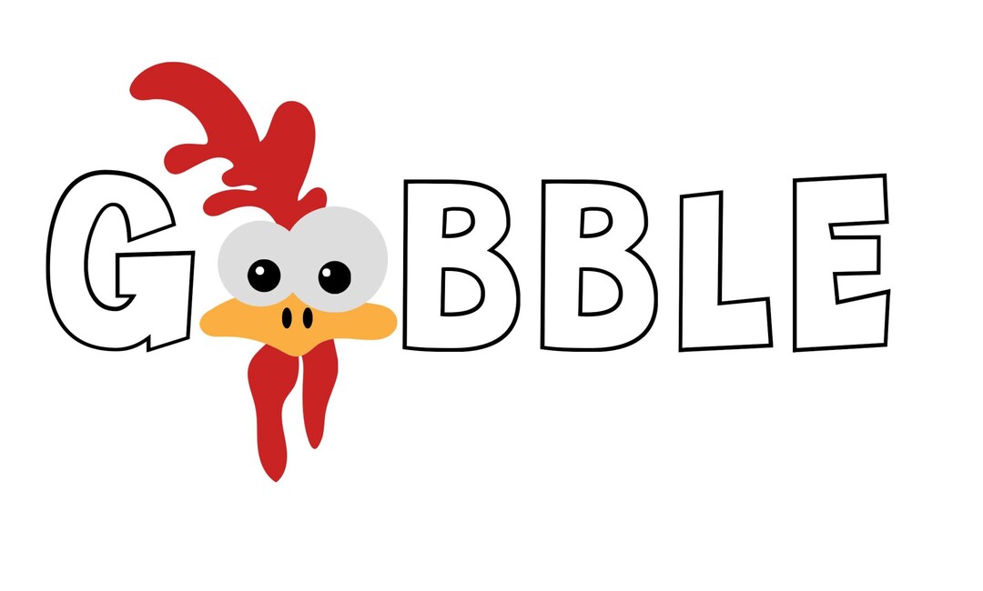 Goobble SVG for Cricut / Gobble Svg / Turkey Face Svg - Etsy
