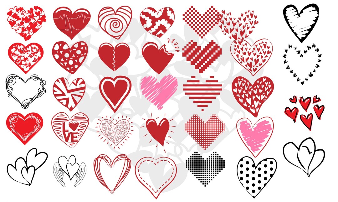 Heart and Heartbeat Life Line SVG File for Cricut - Etsy