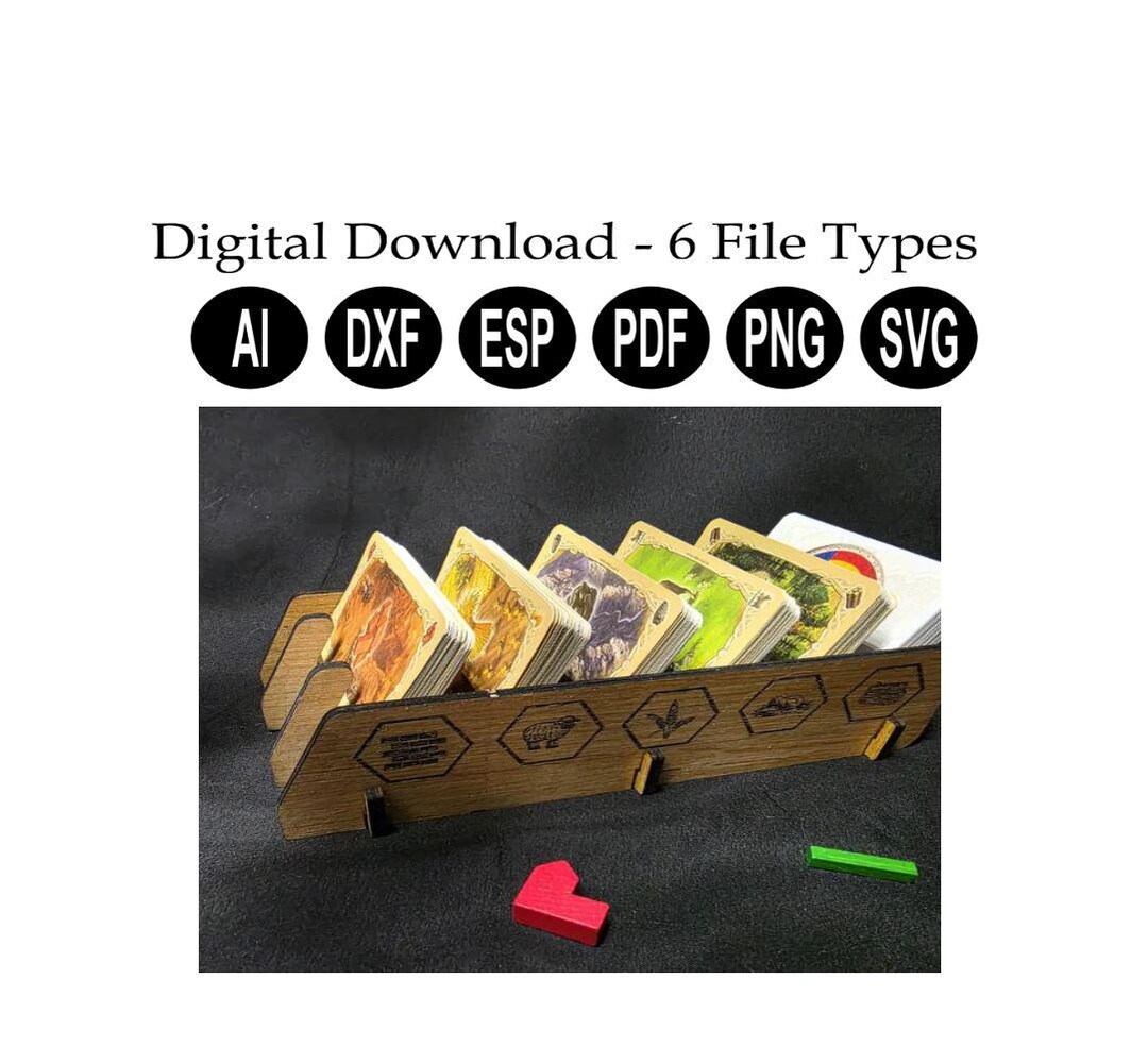 Catan Game Board Organizer Digital Download Laser Cut File/catan ...