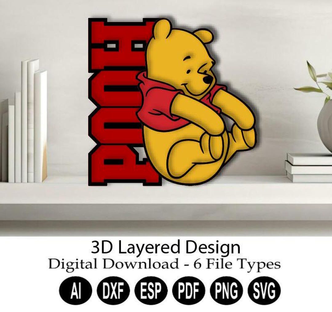 3d Layered Laser Cut Digital Download/laser Cut Layered Svg/laser Cut ...