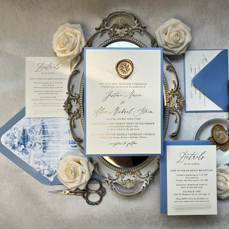 Layered Invitations - Etsy