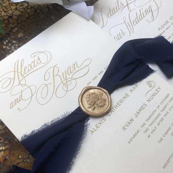 Thermography wedding invitations 60 photos - Vianawedding.com