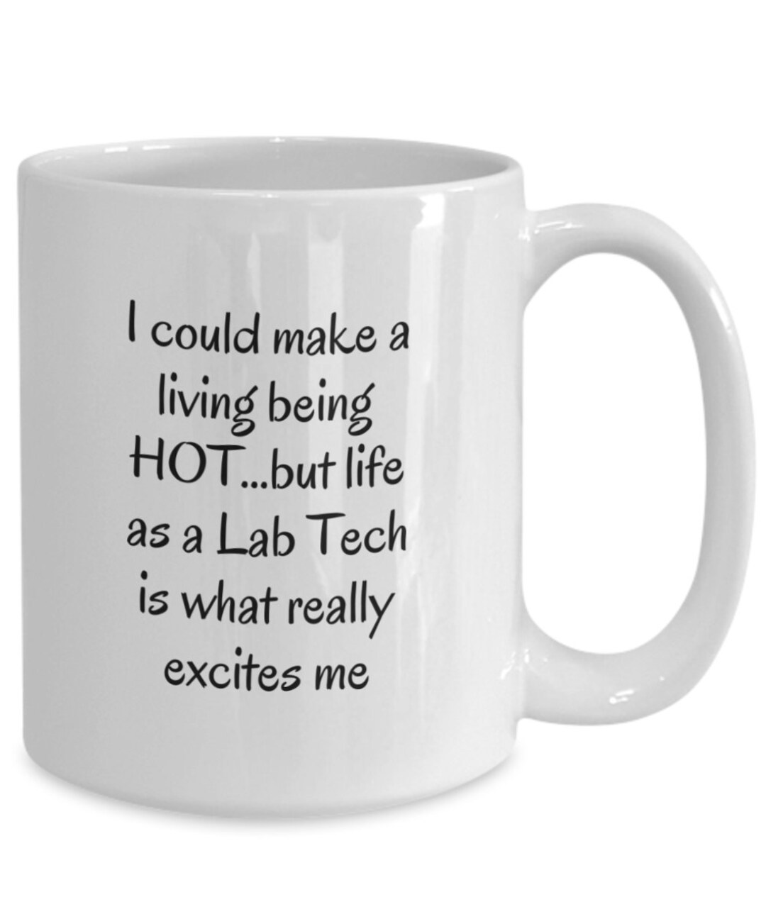 Funny Lab Tech Mug, Gift for Lab Technician, Laboratory Technologist ...