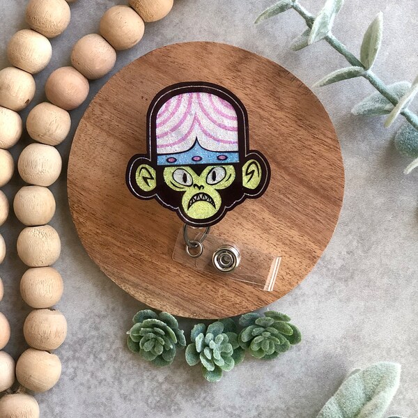 Powerpuff Girl Badge Reel - Etsy