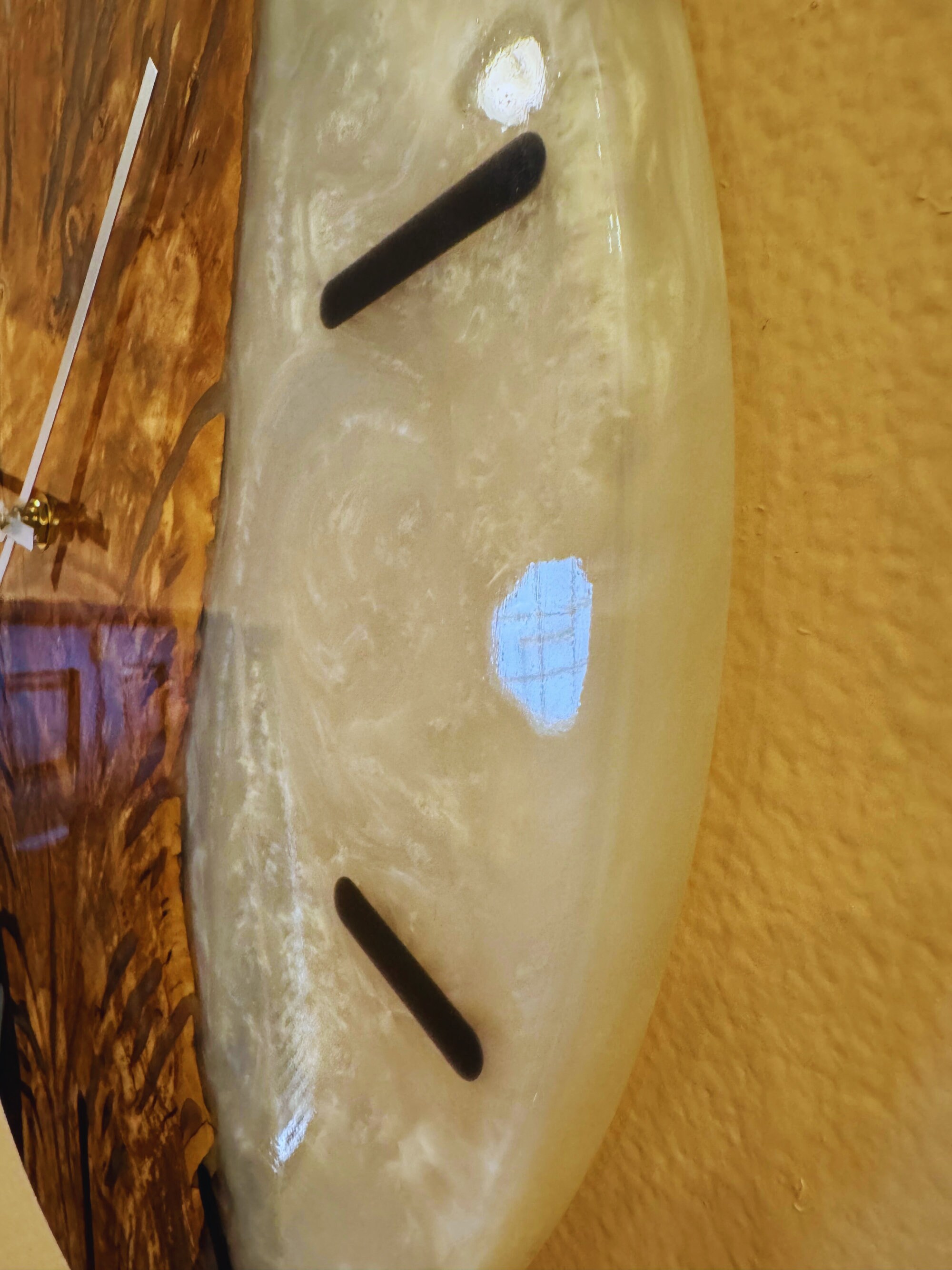 Modern Black & White Wall Clock, Unique Wall Art, Room Decor - Etsy