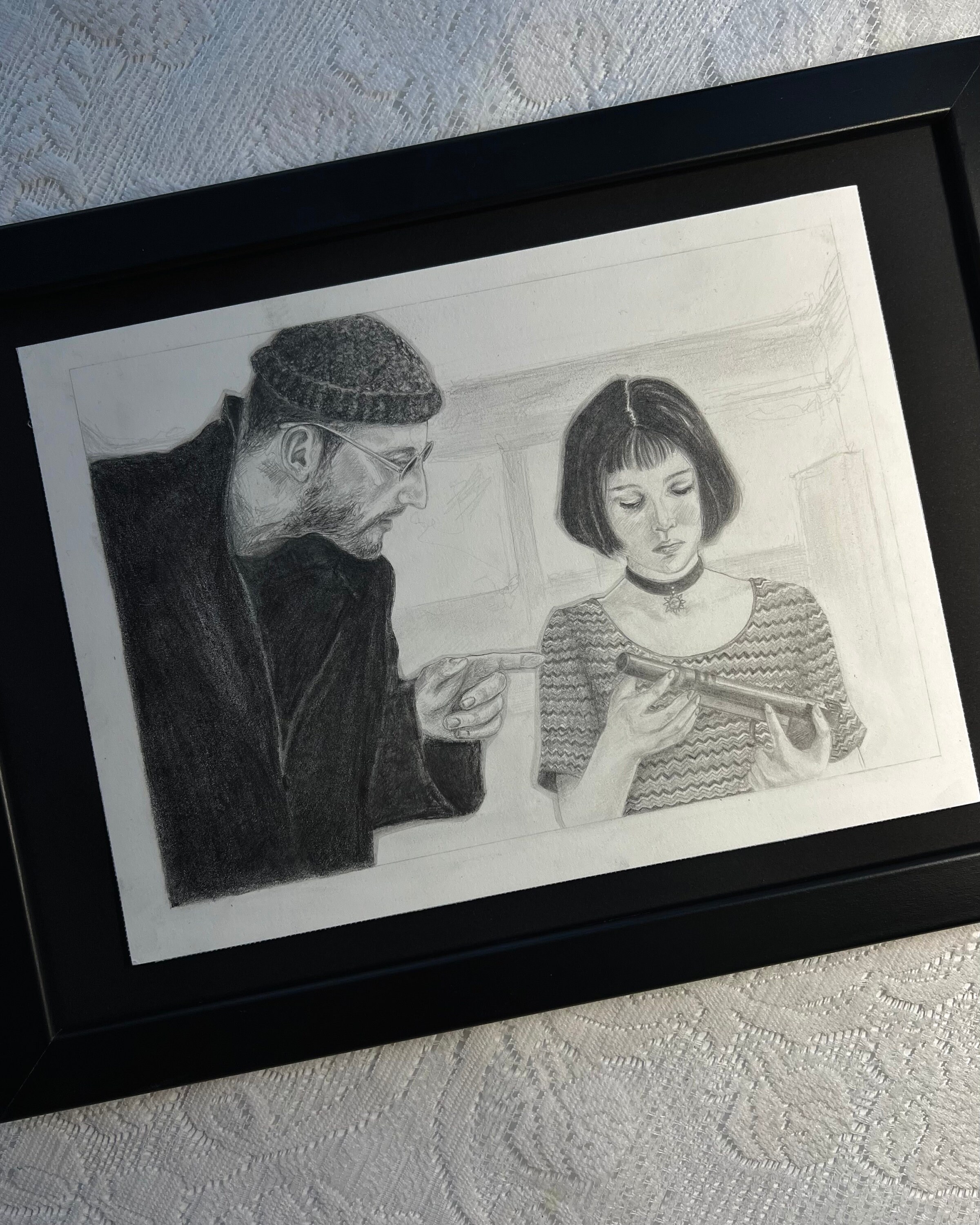 Drawing Leon the Professional Artwork Original Hand Drawn Movie ...