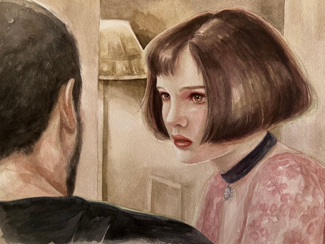 Leon the Professional Movie Mathilda Original Watercolor Painting ...