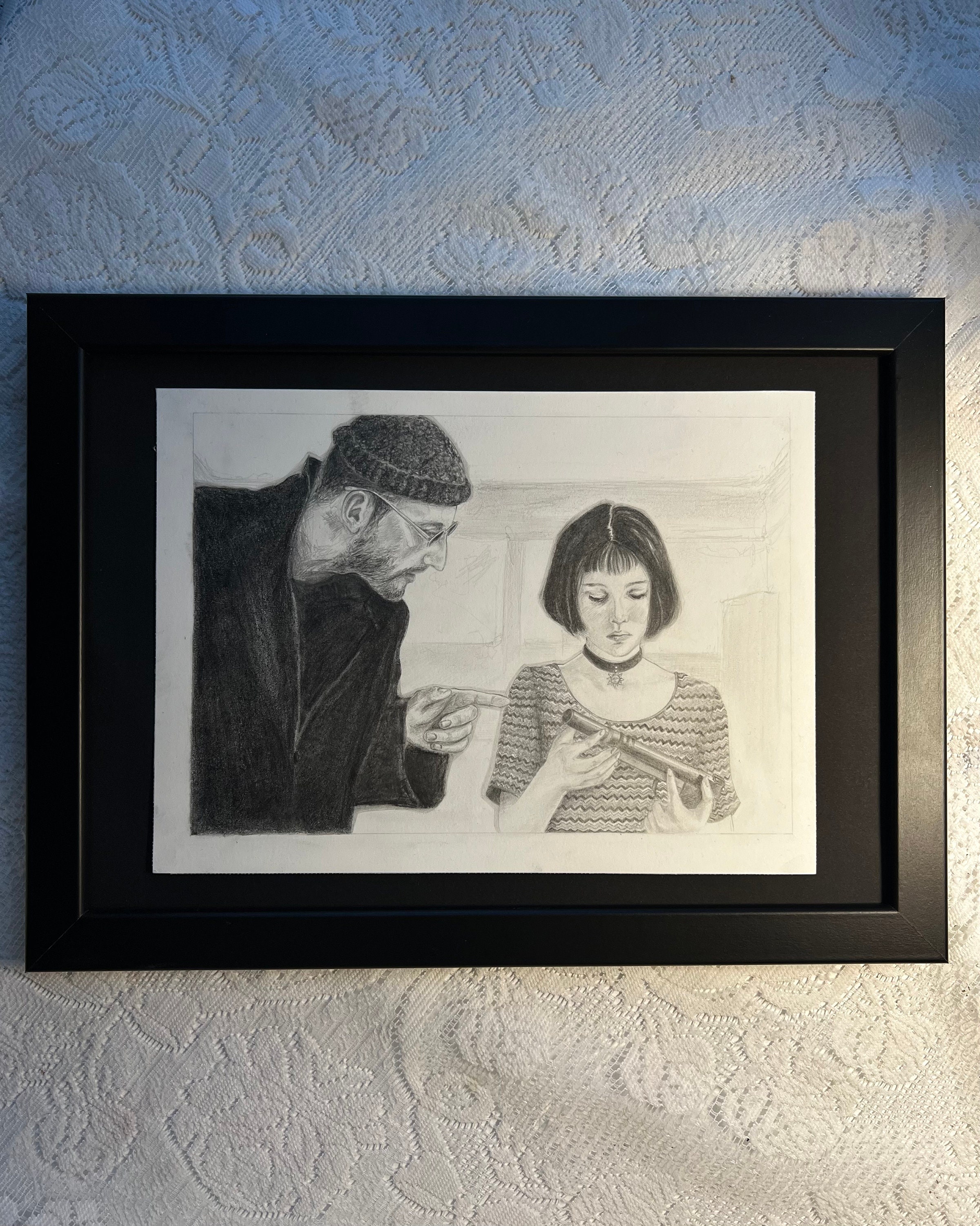 Drawing Leon the Professional Artwork Original Hand Drawn Movie ...
