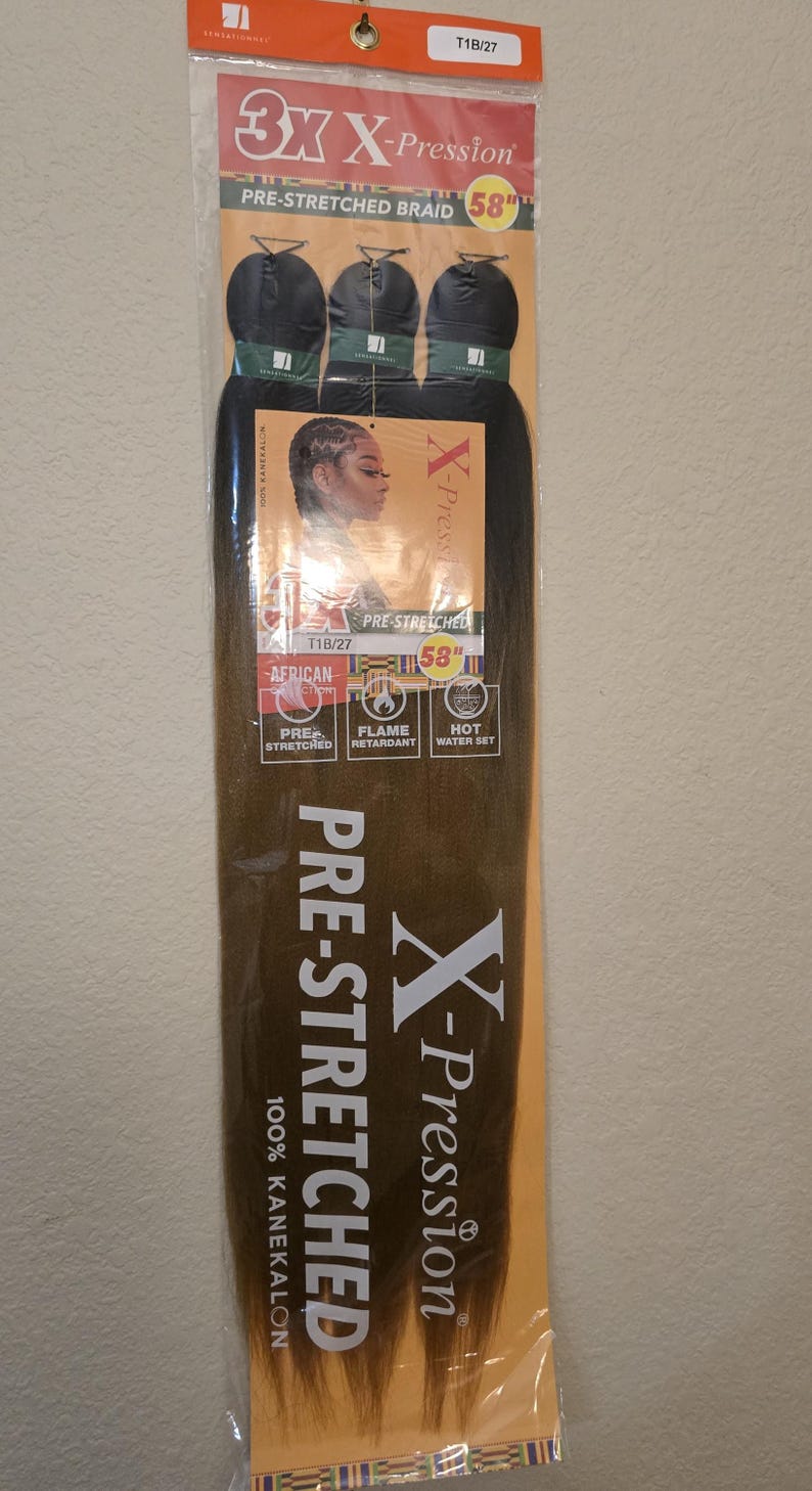 Color T1B/ 27 - X-pression Xpression Expression 58" Braiding Hair 3X ...
