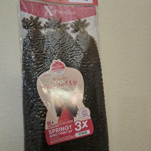 2T1B/30 - Outre X-pression Twisted up Crochet Braid – Springy Afro ...