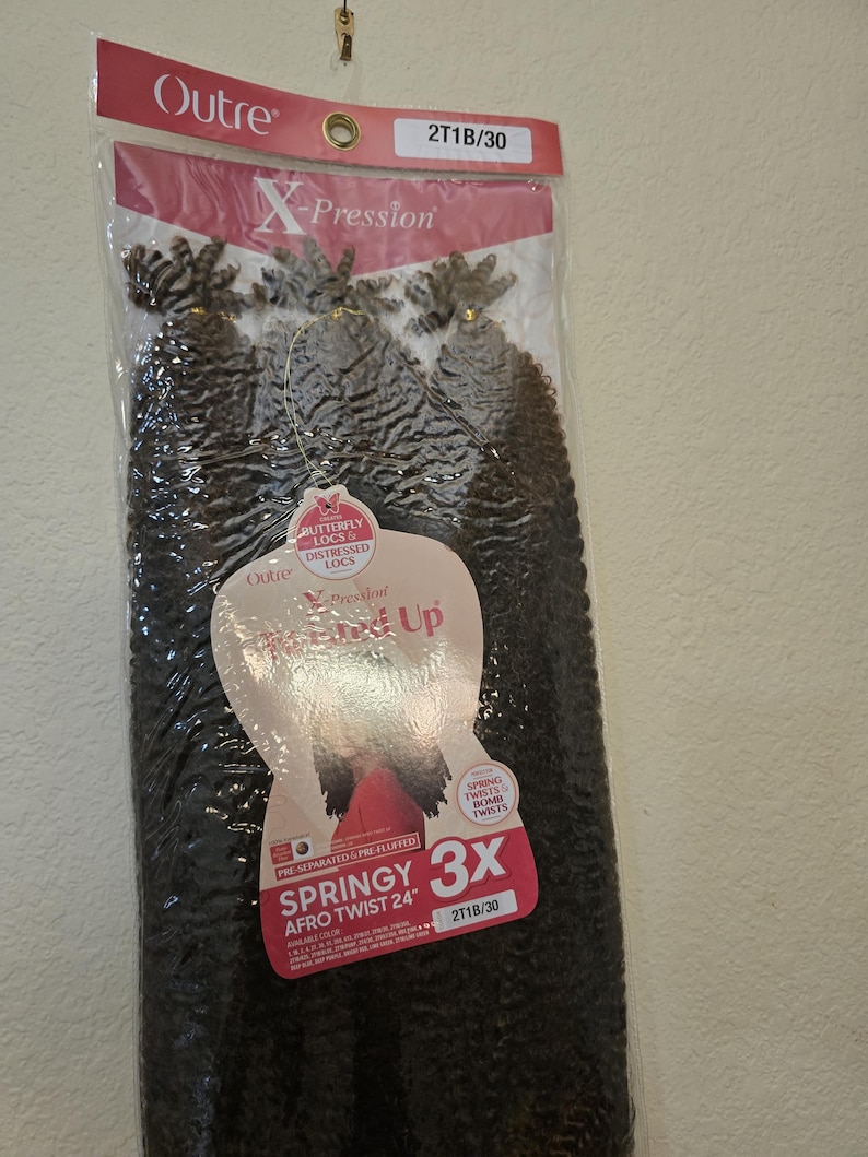 2T1B/30 - Outre X-pression Twisted up Crochet Braid – Springy Afro ...