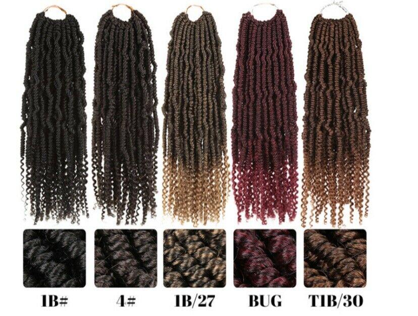 Color T27 - Twist Crochet Braids, Bomb Twist,pre-looped Passion Twist ...