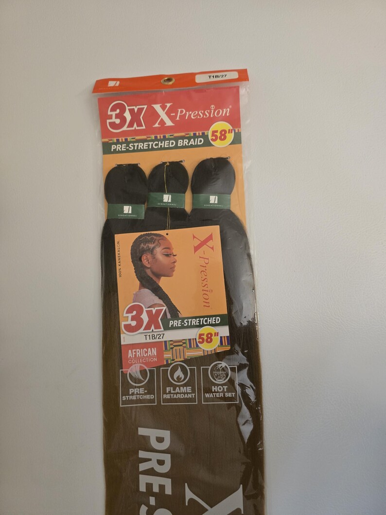 Color T1B/ 27 - X-pression Xpression Expression 58" Braiding Hair 3X ...