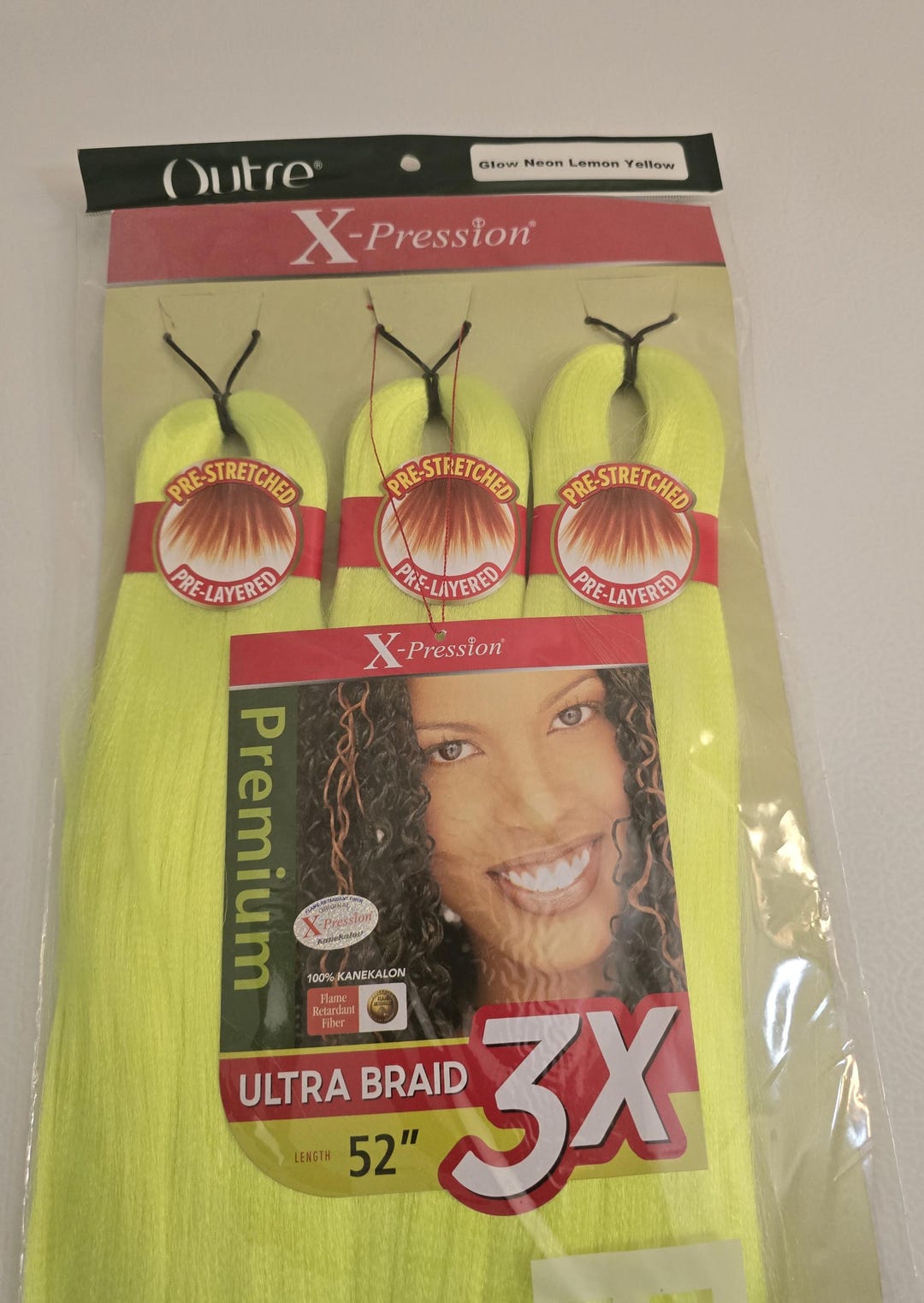 Color Glow Neon Lemon Yellow - X-pression Xpression Expression - Outre ...