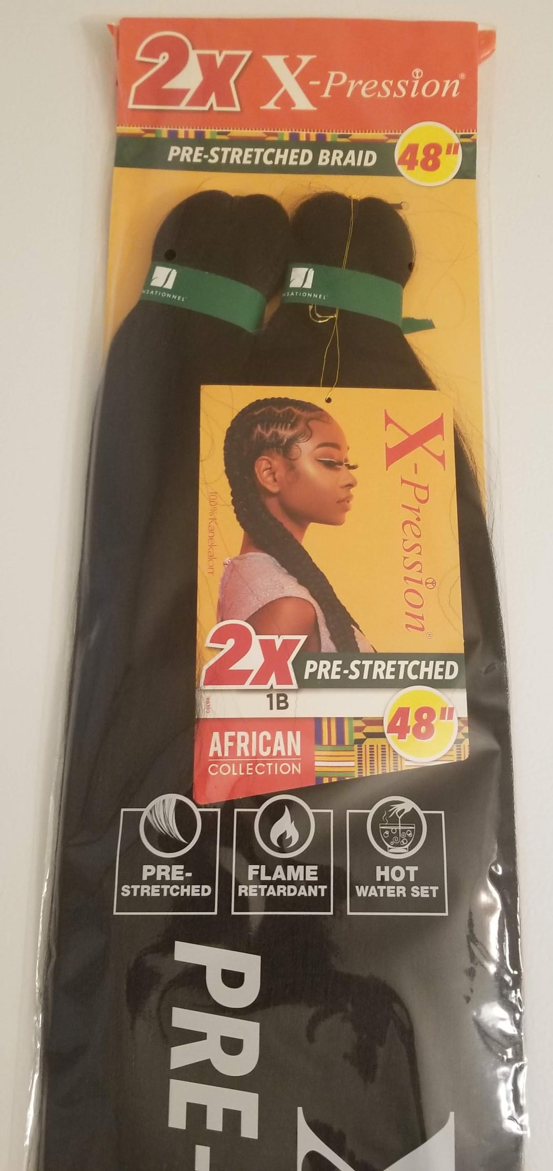 Color 1B X-pression Xpression Expression 48 Braiding Hair 2X Pre ...