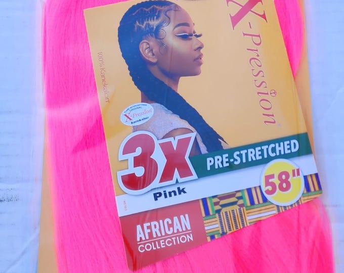 Color 350 - X-pression Xpression Expression 58" Braiding Hair 3X Pre ...