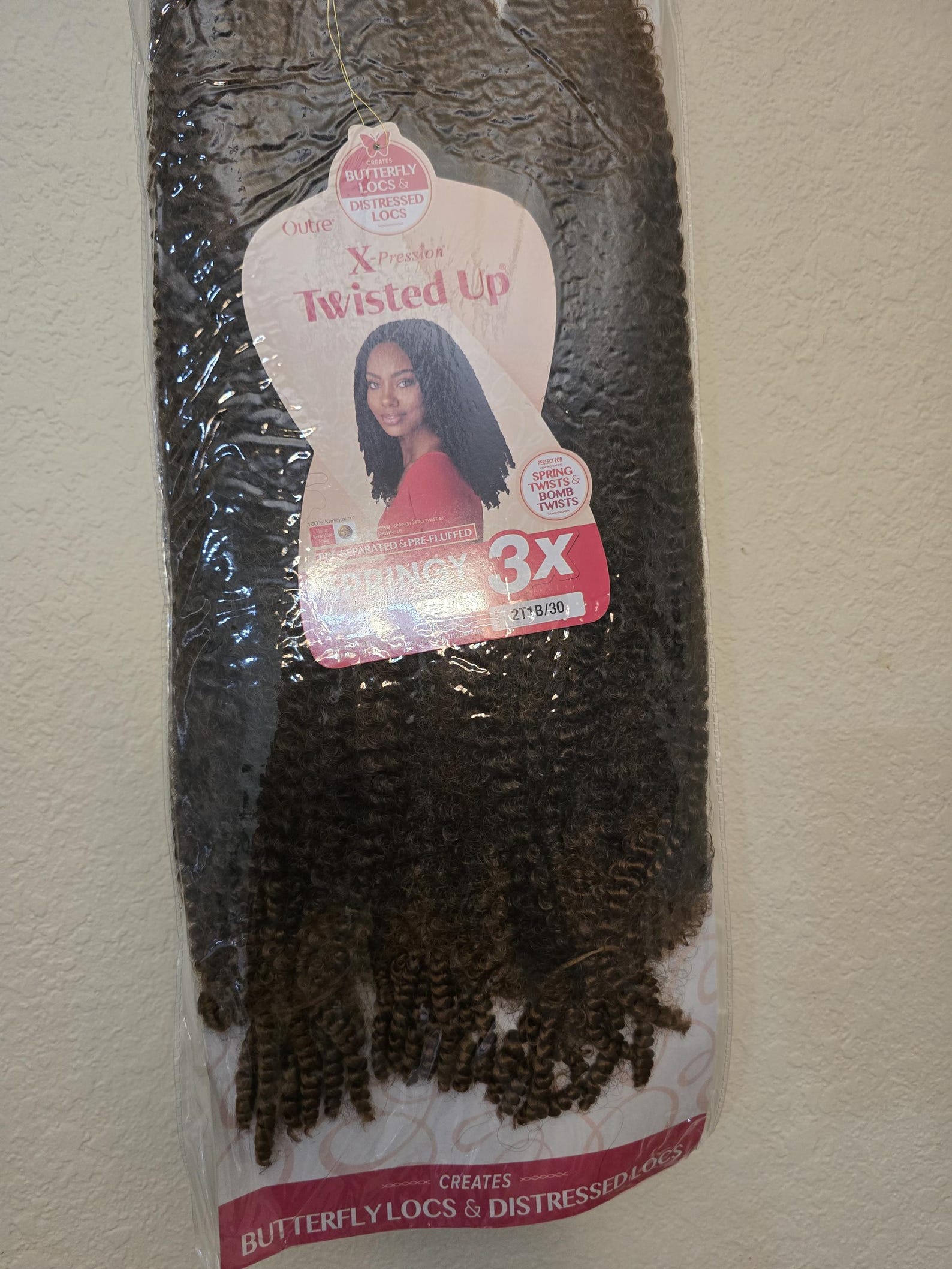 2T1B/30 - Outre X-pression Twisted up Crochet Braid – Springy Afro ...