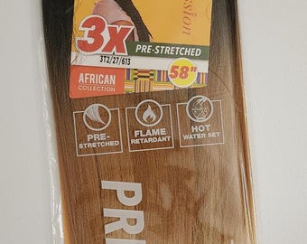 Color 30 - X-pression Xpression Expression 58" Braiding Hair 3X Pre ...