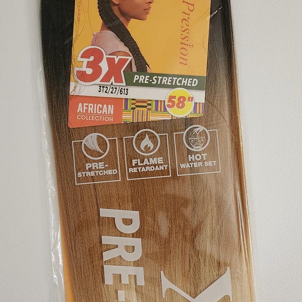 Pre Stretched Braiding Hair - Etsy