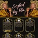Black and Gold, Acuity Scheduling, Scheduler, Editable Template, Acuity ...
