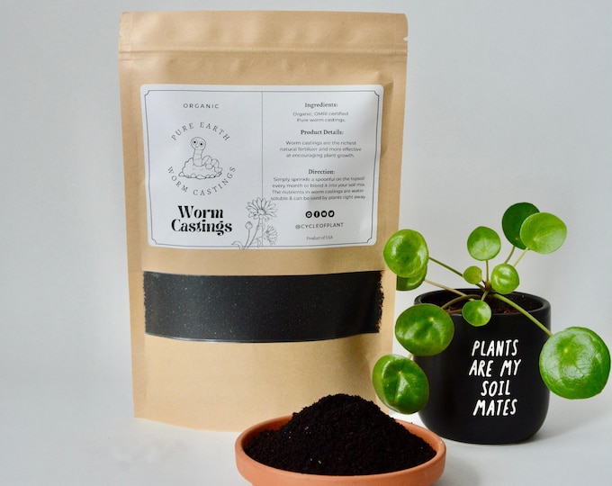 Organic Worm Castings - All-natural Fertilizer for Nutrient-rich Soil ...