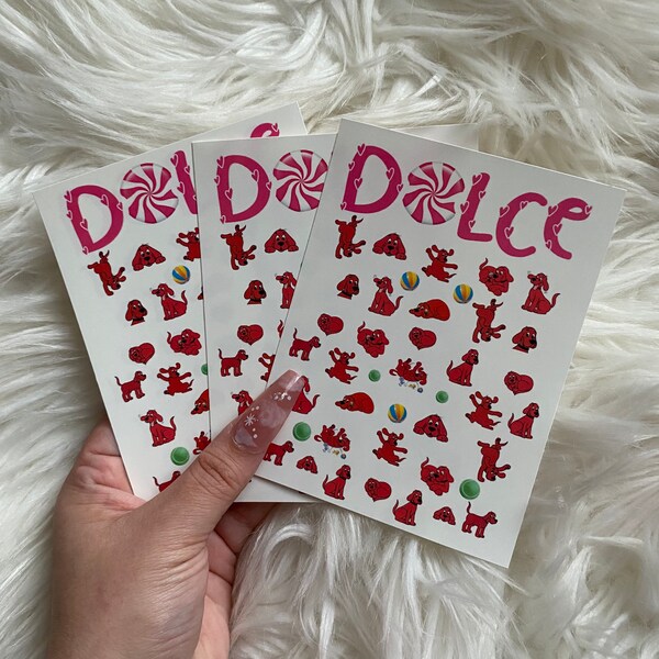 Clifford the Big Red Dog Sticker - Etsy