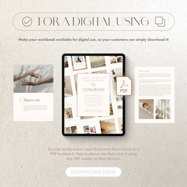Canva Editable Workbook Template, Ultimate Ebook for Course Creators ...