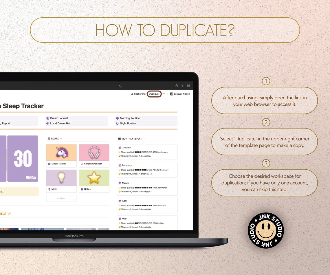 Ultimate Sleep Tracker Notion Template for a Better Bedtime, Sleeping ...